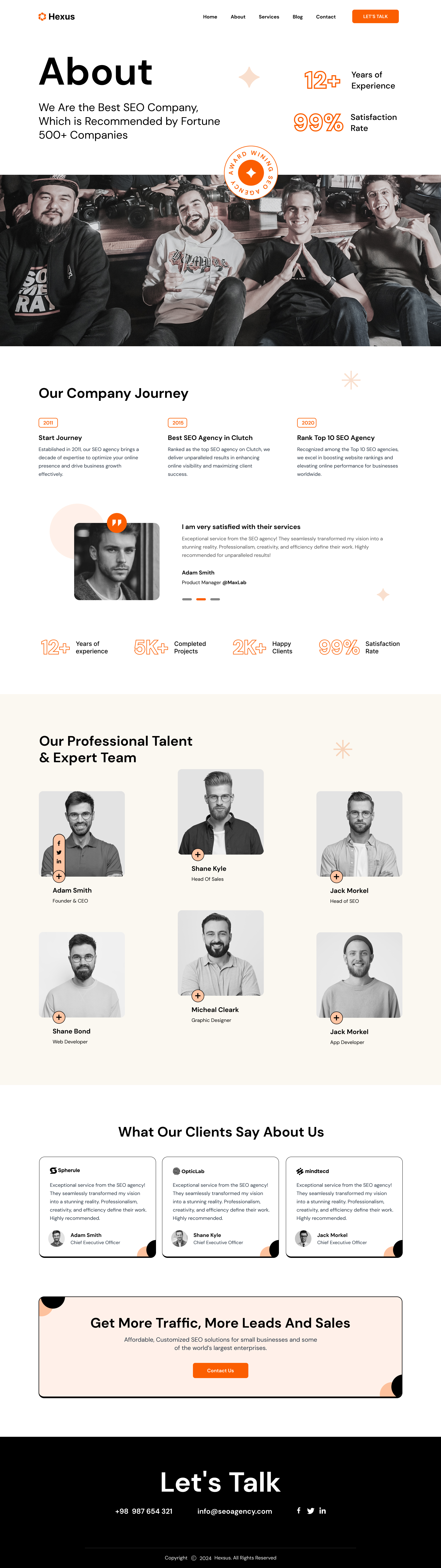 Hexus - A Joomla 5 Template made Specifically for SEO Agencies - ThemeXpert