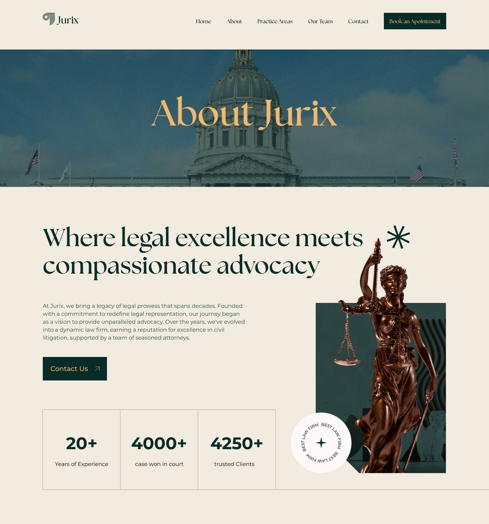 Jurix - A Joomla 5 Template made for Law Practitioners - ThemeXpert