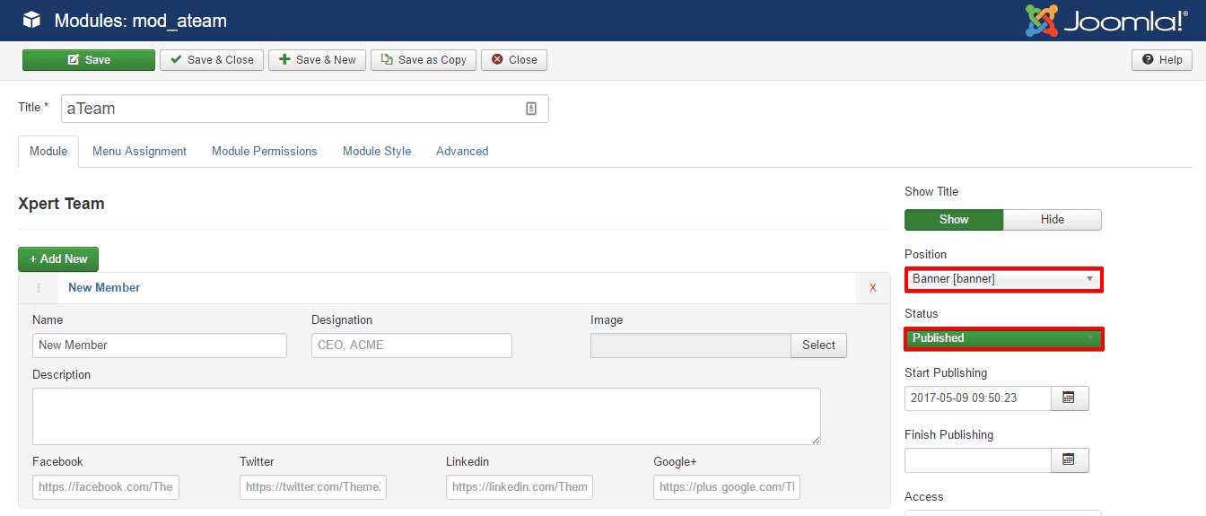Showcase Your Team with Xpert Team Joomla Extension - ThemeXpert
