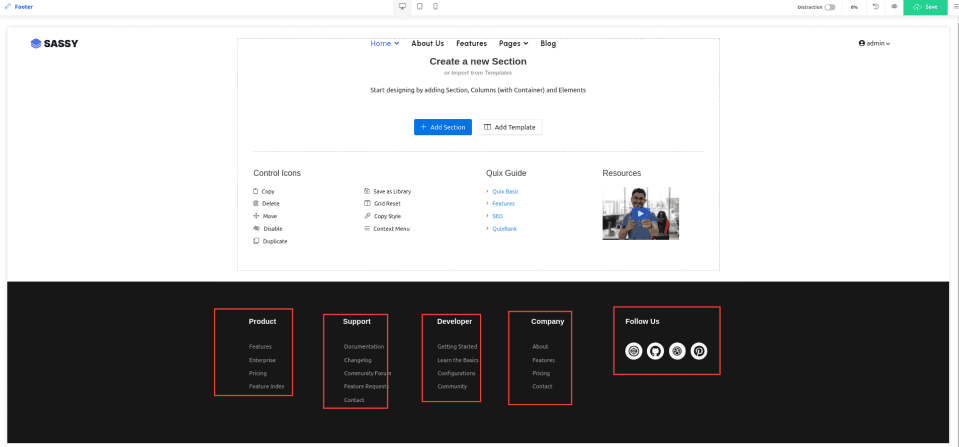 The Ultimate Joomla Template for SAAS Businesses | Quix Page Builder - ThemeXpert