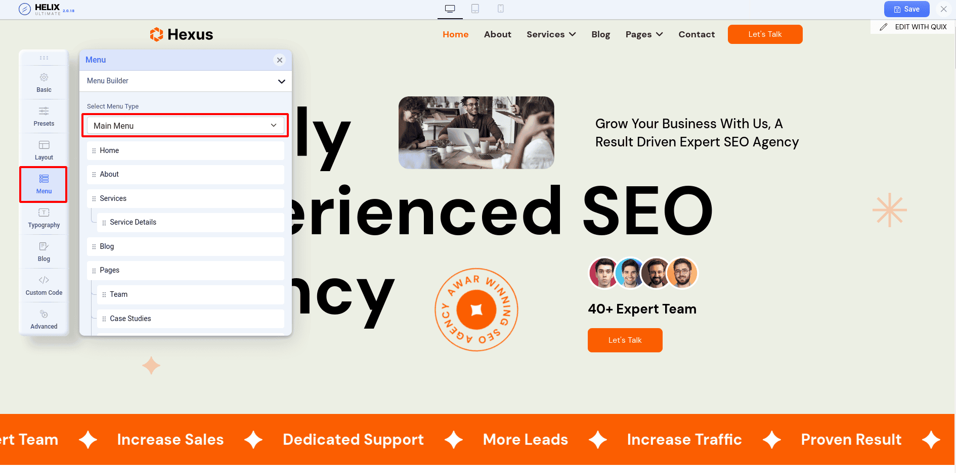 Hexus: Comprehensive SEO Services | Technical Audits, Speed - ThemeXpert