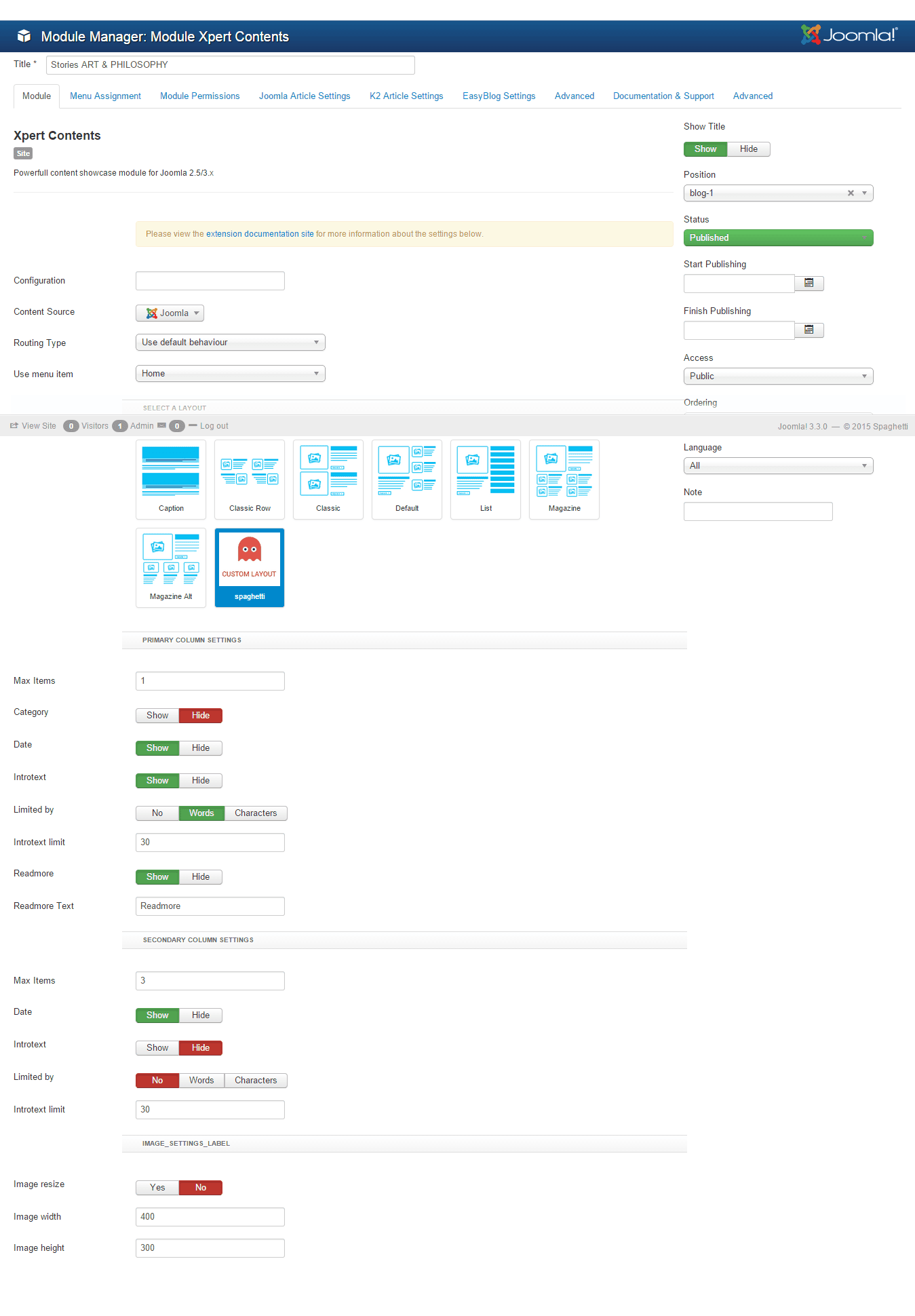 Spaghetti - ThemeXpert