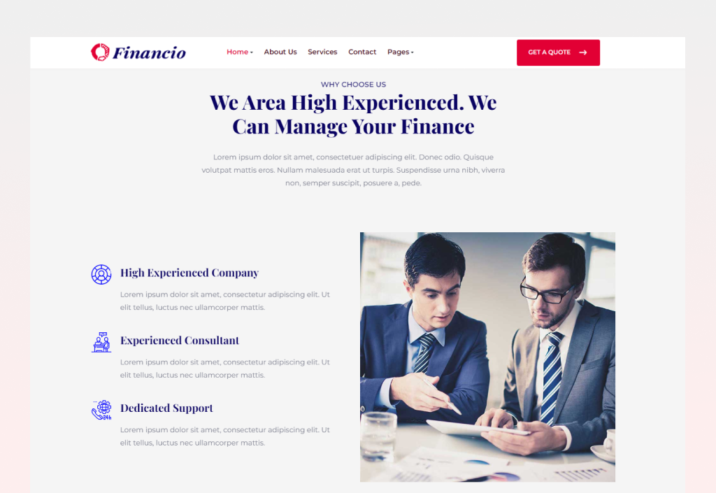 Financio- Financial Joomla template - ThemeXpert