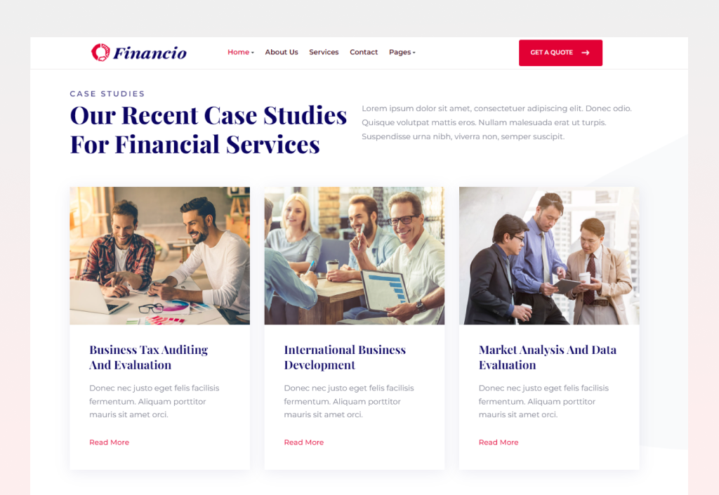Financio- Financial Joomla template - ThemeXpert