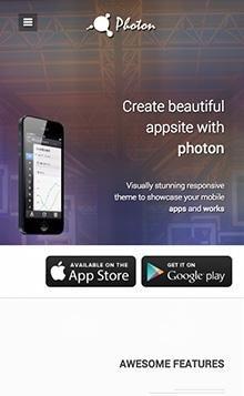 Photon - Responsive App Template for Joomla - ThemeXpert