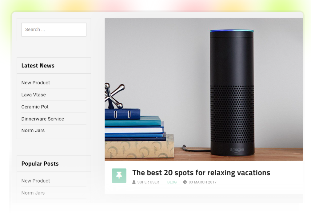 Joomla eCommerce Template For Boutique, Fashion And Electric Shop - ThemeXpert