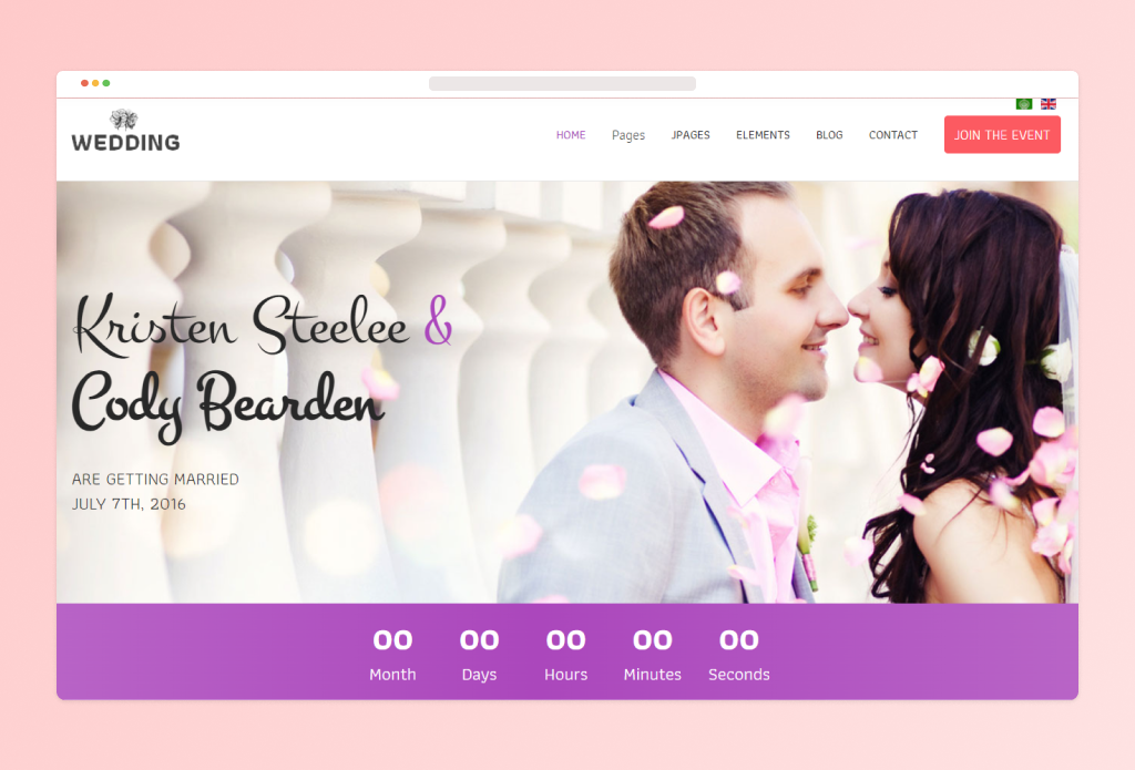 Wedding - Responsive Wedding Joomla Template - ThemeXpert