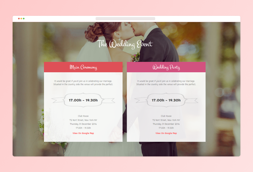 Wedding - Responsive Wedding Joomla Template - ThemeXpert