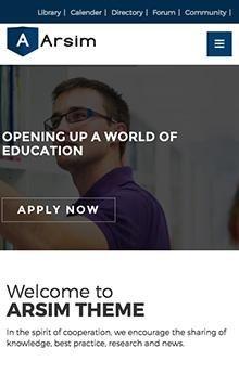 Arsim Best Education WordPress Theme - ThemeXpert